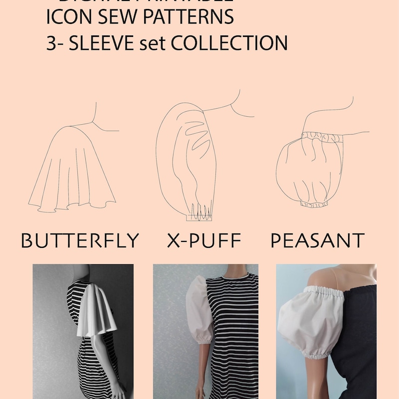 Puff Sleeve Set Pattern - Etsy