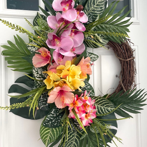 Tropical Wreath - Etsy
