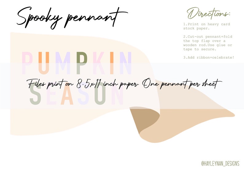 Printable Halloween Pennants | Halloween Prints | Halloween Decor ...