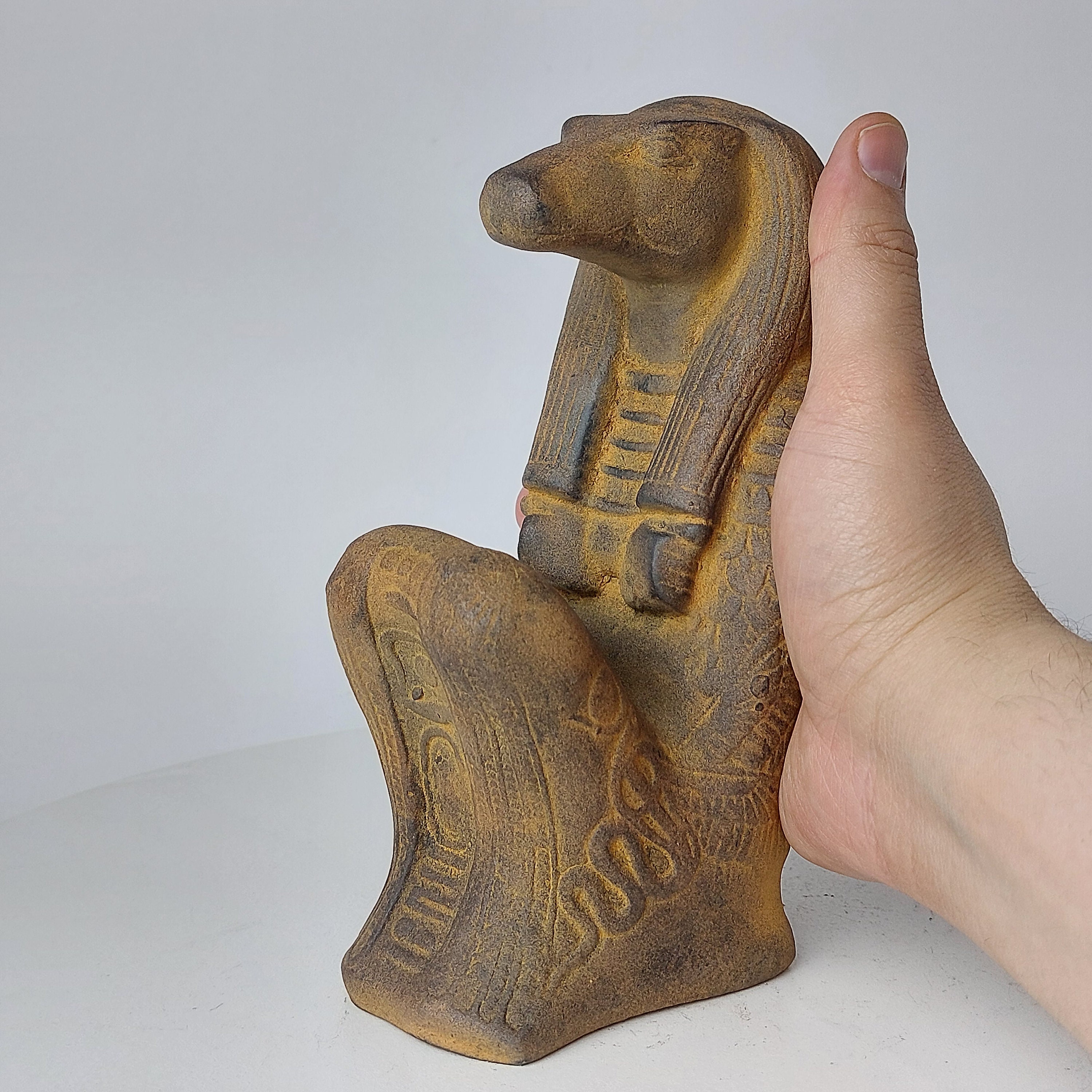 Statue of Egyptian God Sobek the Lord of the Nile Crocodile - Etsy