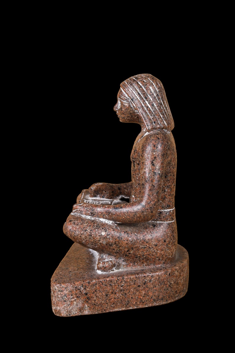 Pharaoh Nikare Scribe Statue Ancient Egyptian Replica - Etsy