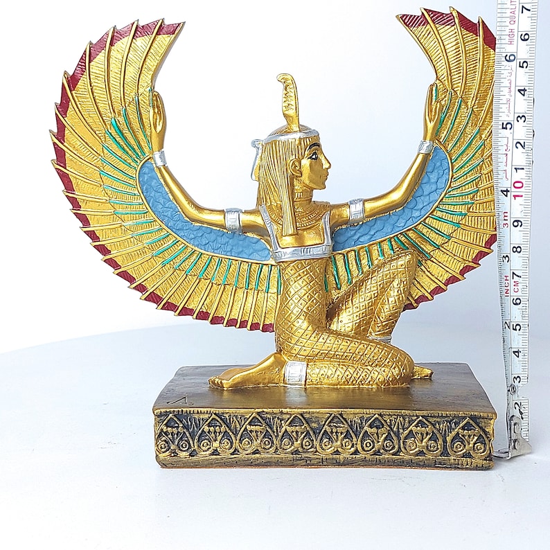 Goddess Ma'at Open Wings Statue Egyptian Goddess of Justice, Harmony and Truth goddess Maat - Etsy