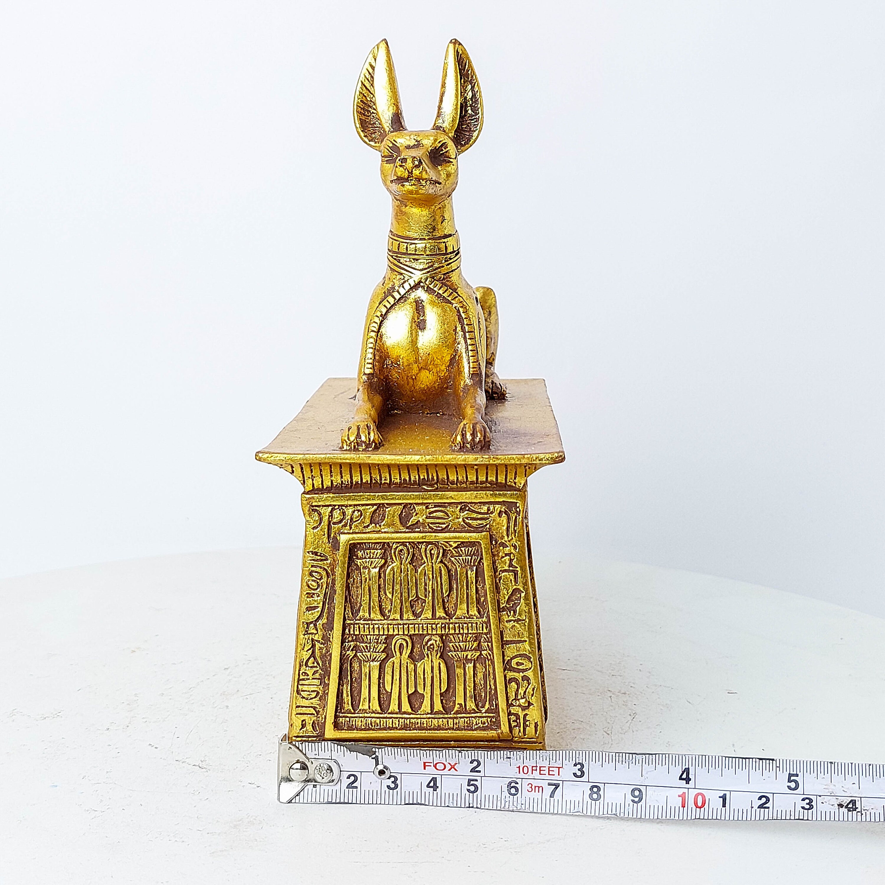 Handmade Anubis Shrine Coated With Gold Leaf A Luxurious and Unique ...
