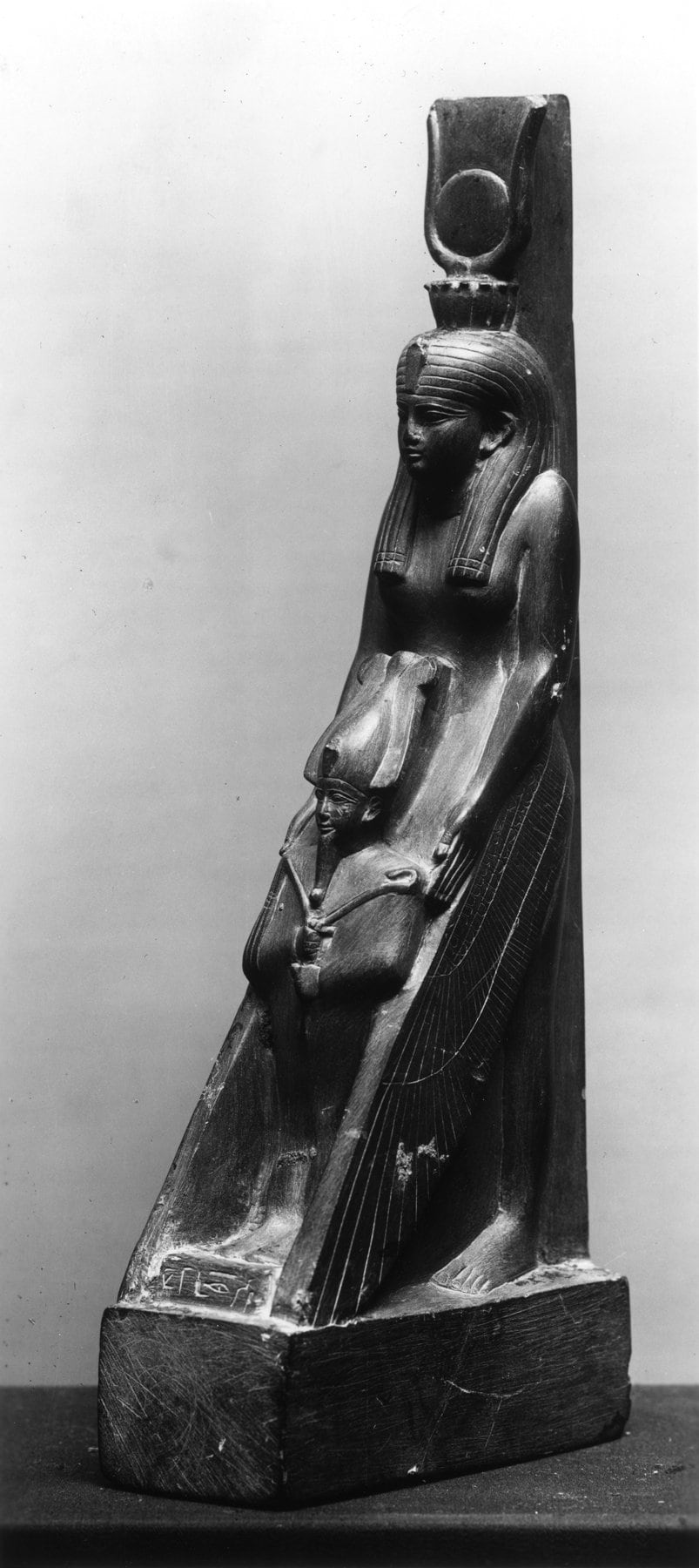 Statue of Isis Protecting Osiris Handmade Replica Ancient Egyptian ...