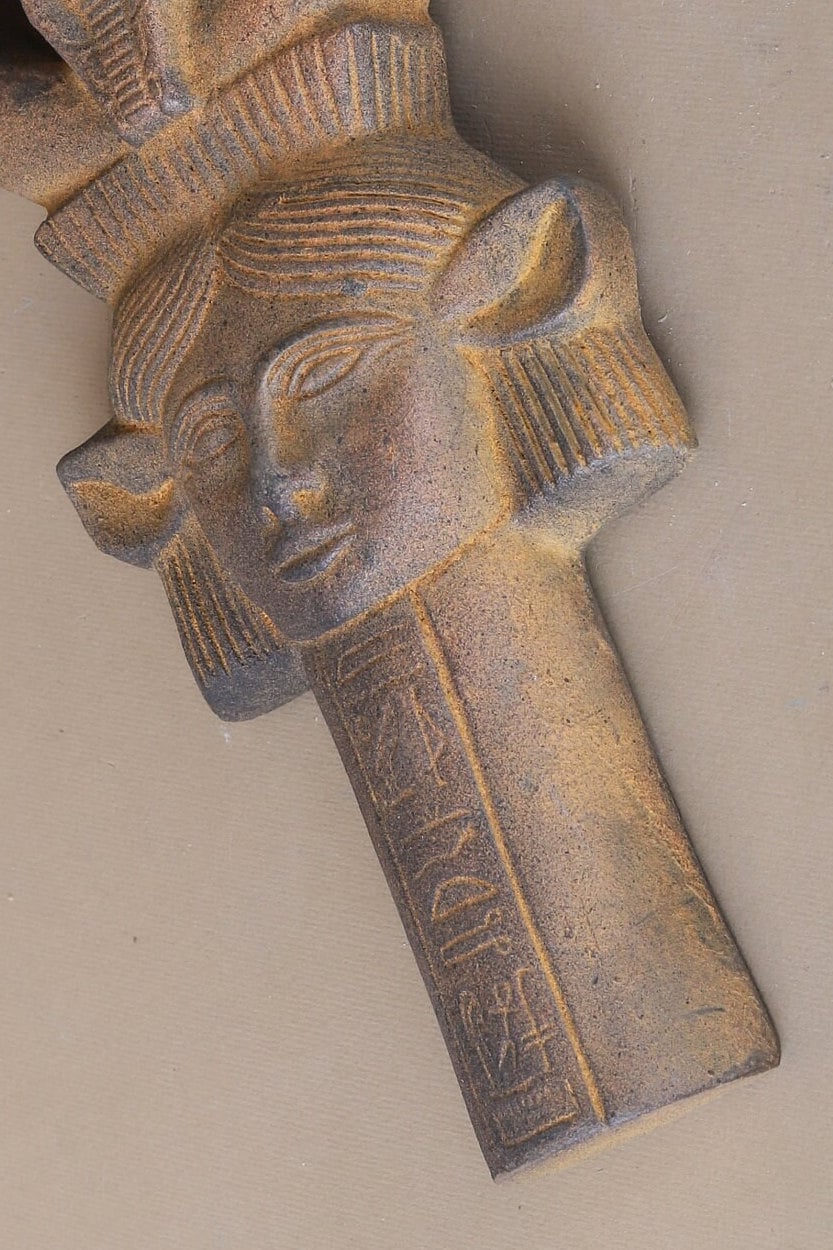 Hathor Pillar Egyptian Goddess of Love Fertility Women & Joy - Etsy