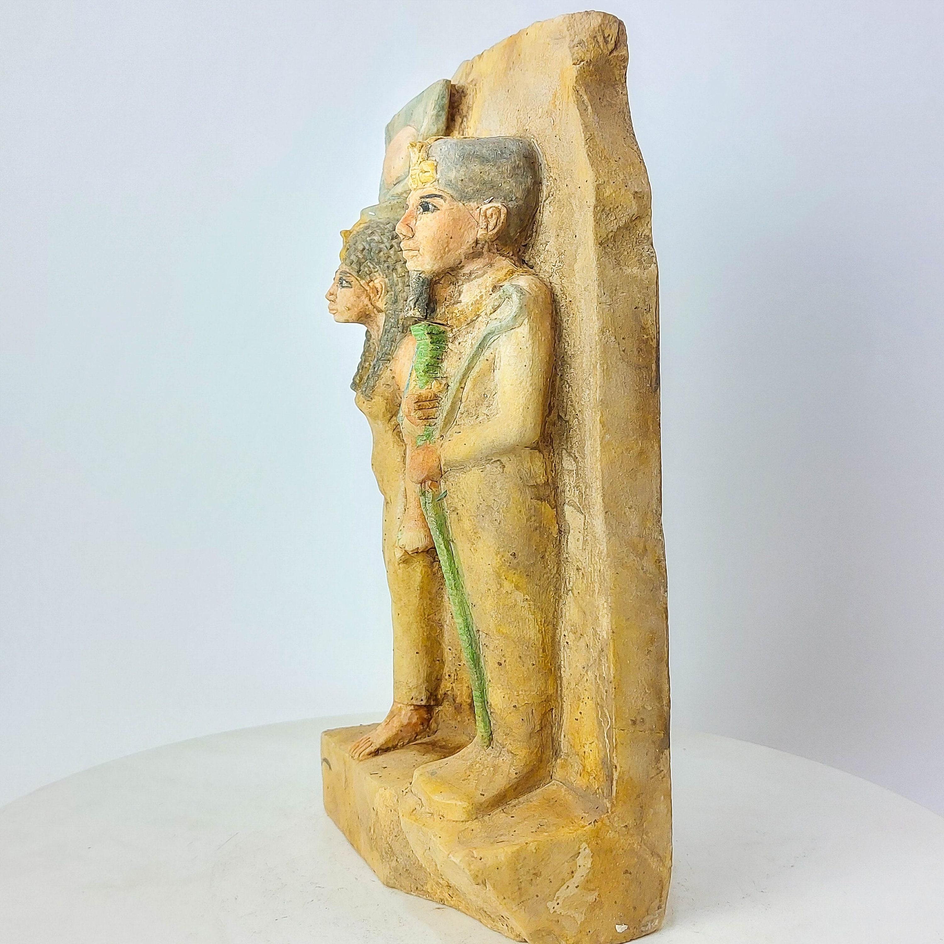 Isis & Osiris Stela Egyptian Handmade Reproduction Ancient - Etsy