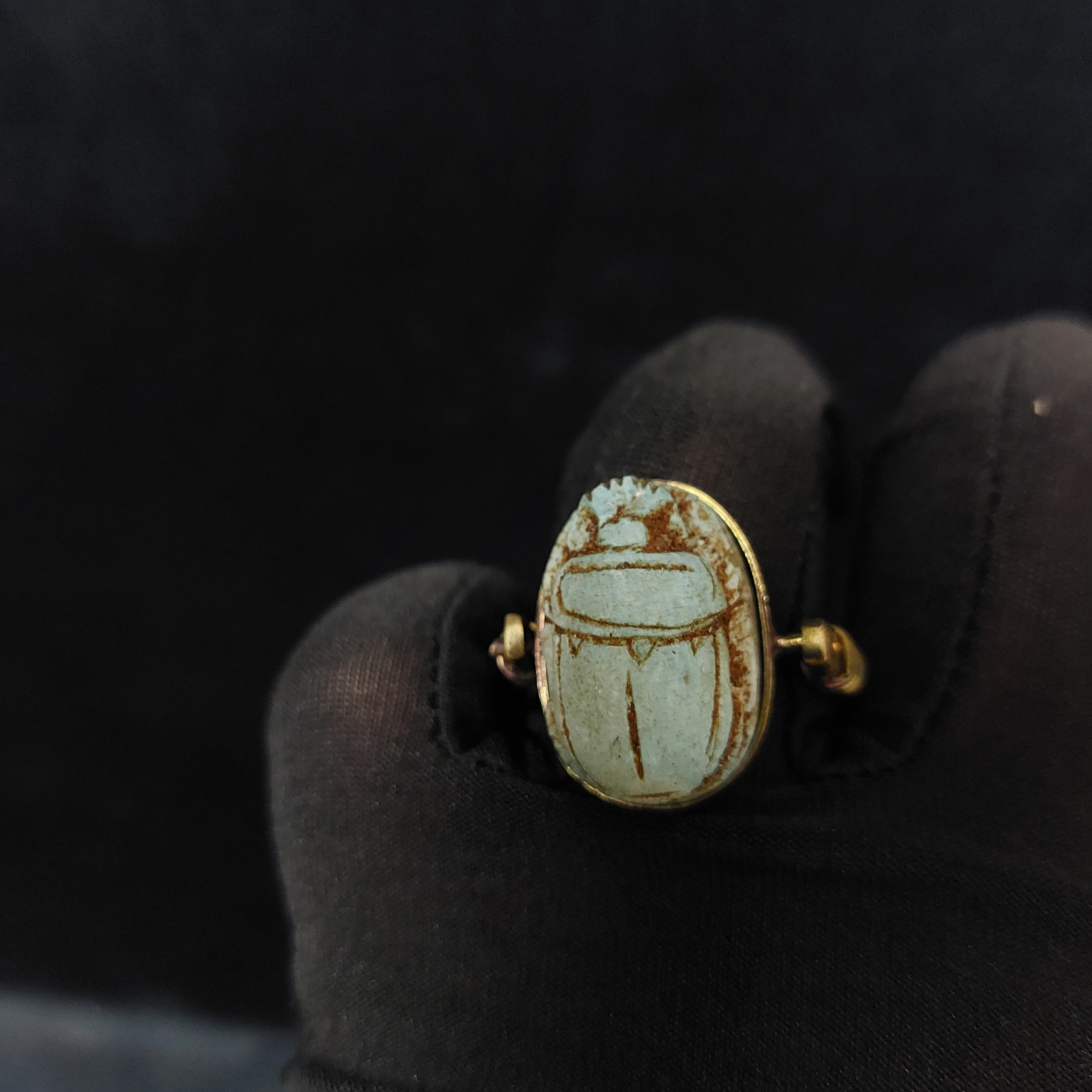 Rare Vintage Scarab Finger Swivel Ring 3 Colors Available - Unique ...