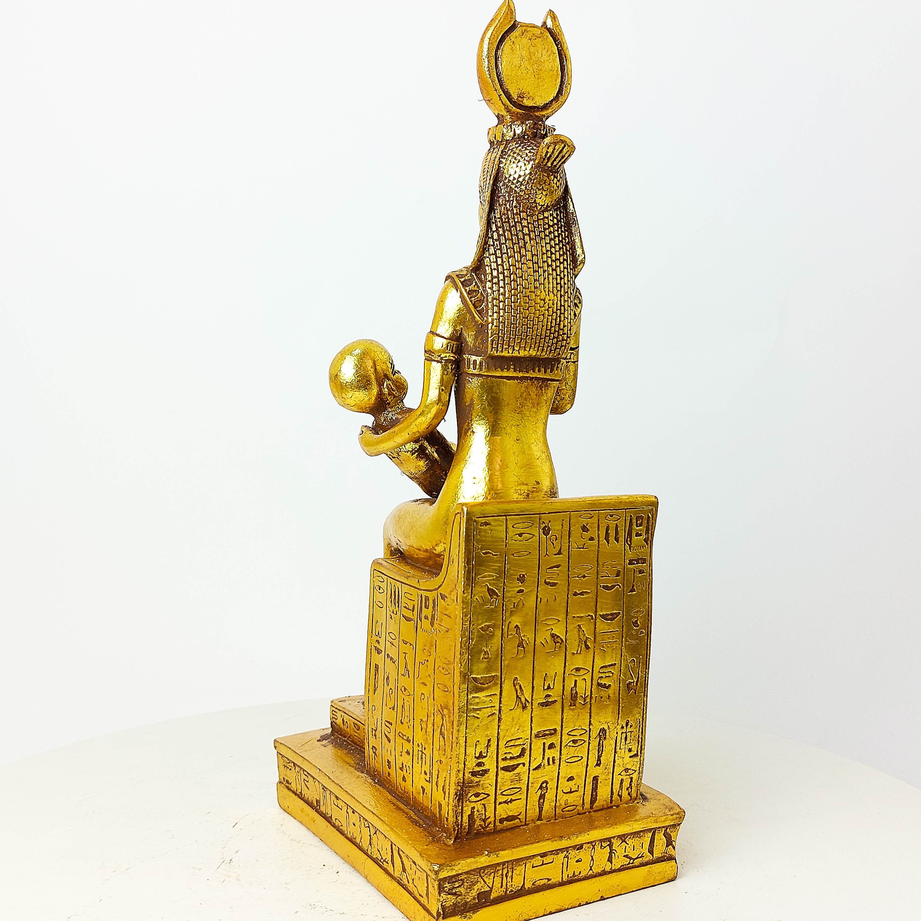 Goddess Isis Nursing Horus as Child Statue Perfect Handmade Replica ...