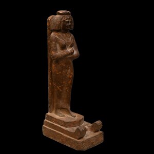 Egyptian Queen Tiye Granite Statue - Hand Carved the Great Royal Wife ...
