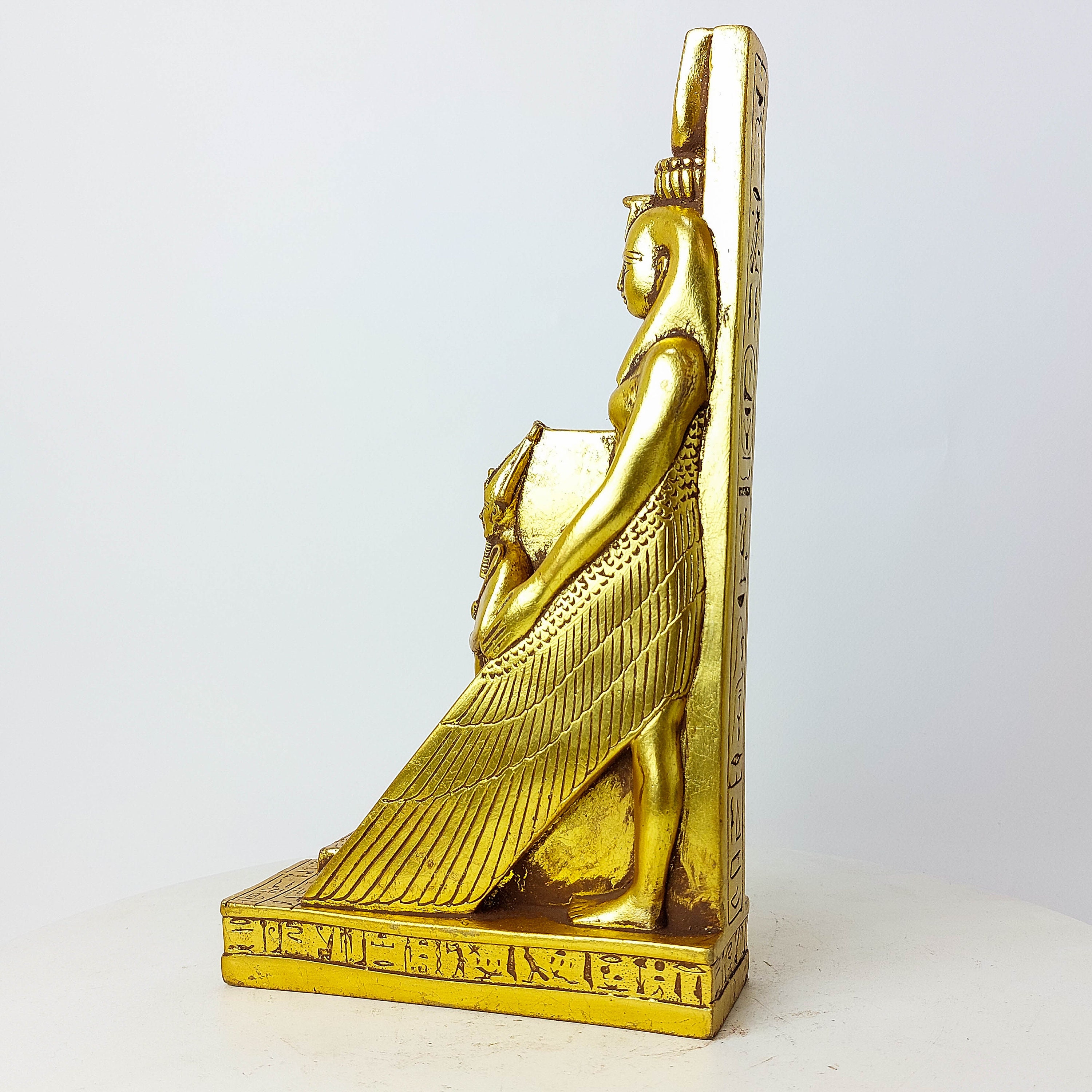 Statue of Isis Protecting Osiris Handmade Replica Ancient Egyptian ...