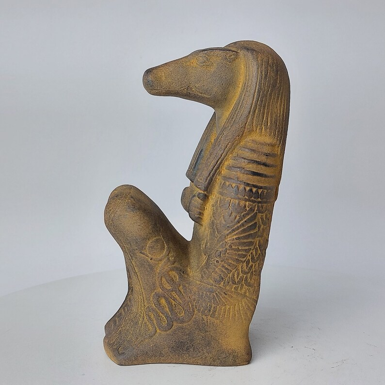 Statue of Egyptian God Sobek the Lord of the Nile Crocodile - Etsy