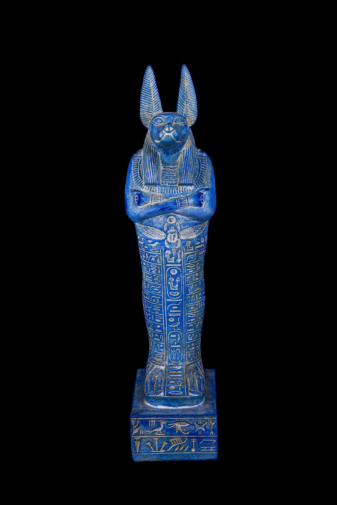 Anubis Mummy Statue Ancient Egyptian God of Underworld Handmade Statue ...