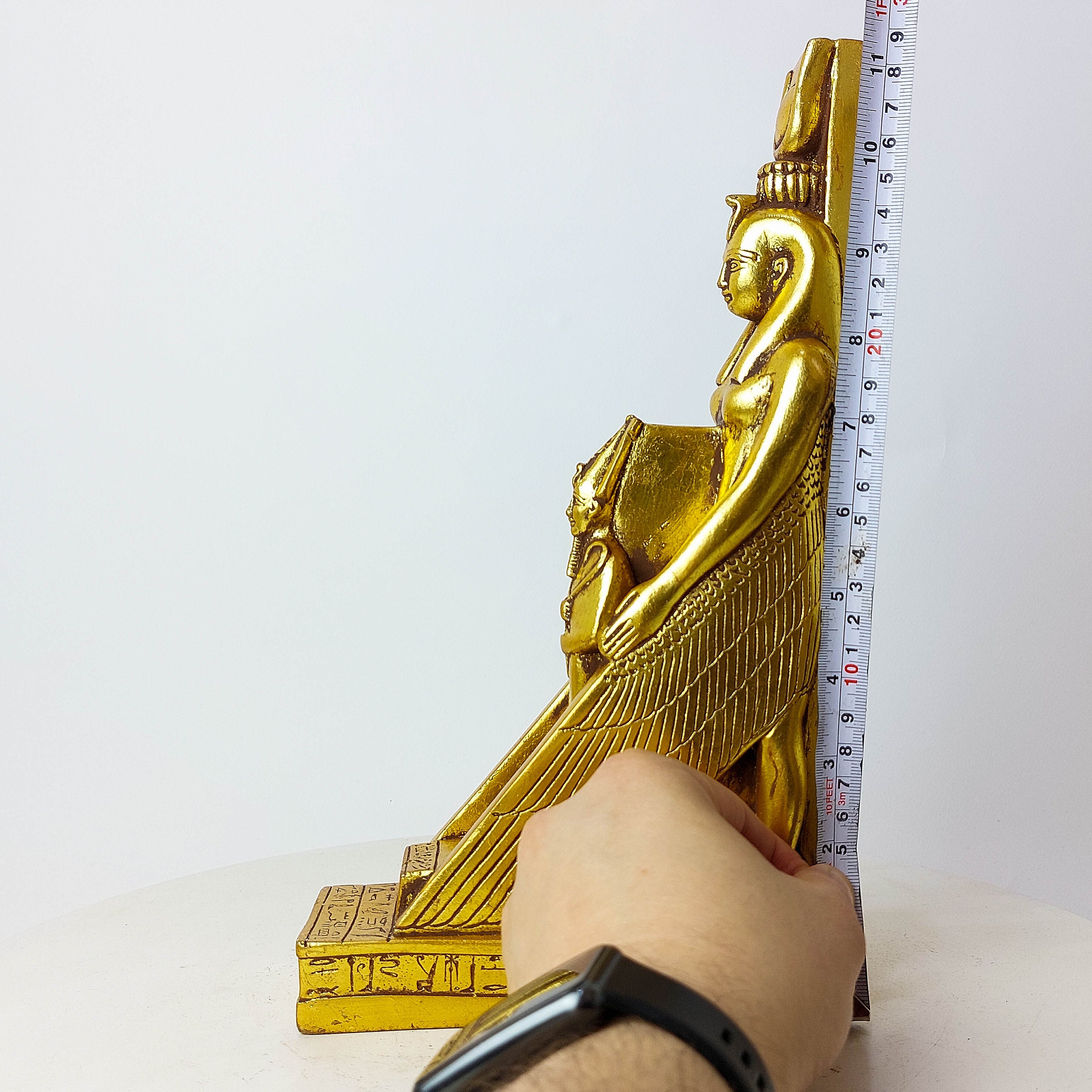 Statue of Isis Protecting Osiris Handmade Replica Ancient Egyptian ...