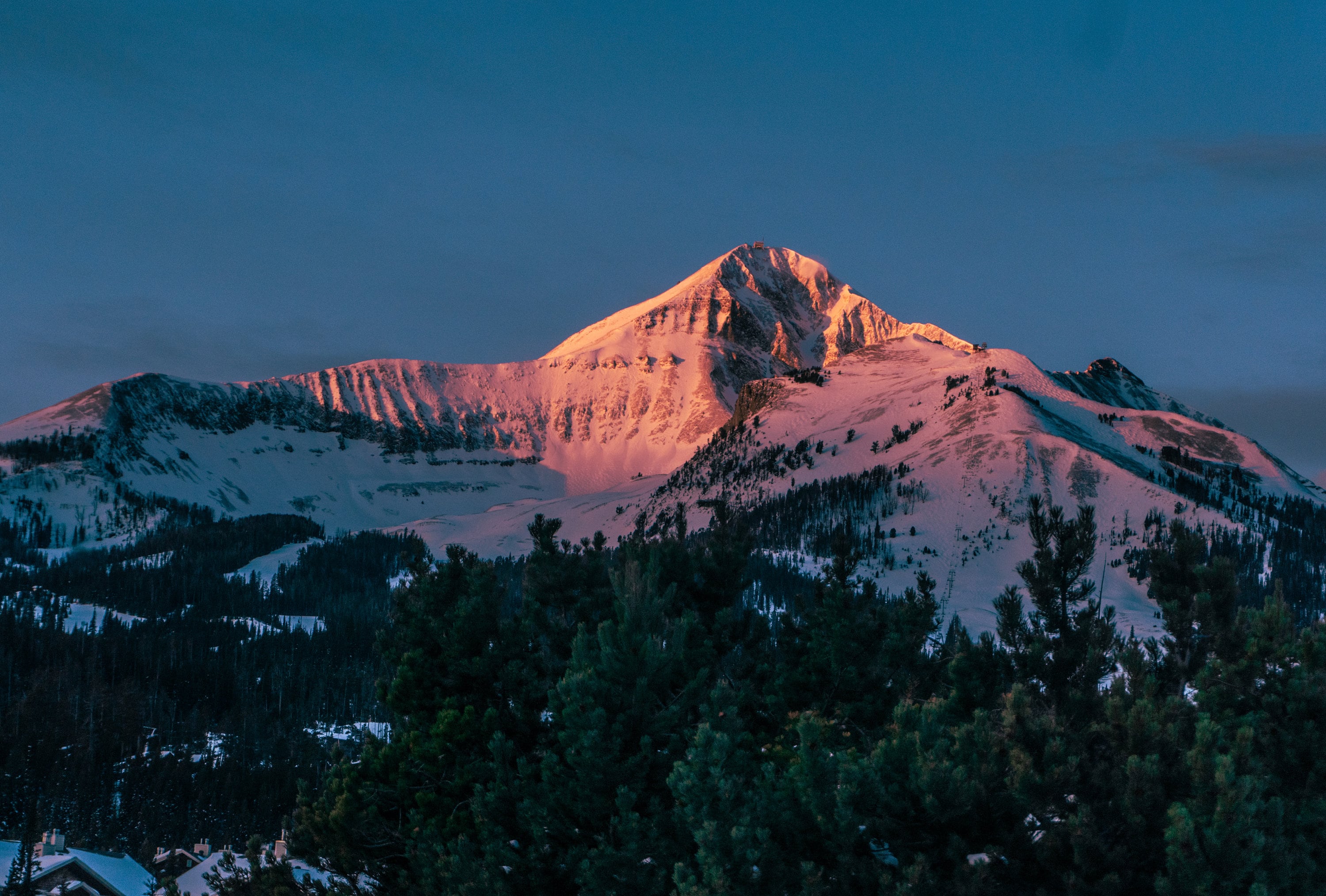 Sunrise Mountain Photo - Montana Big Sky Golden Hour Photo - Instant ...