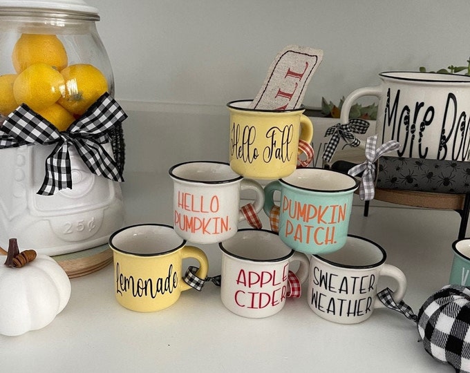 Mini Mugs for ALL Occasions - Etsy