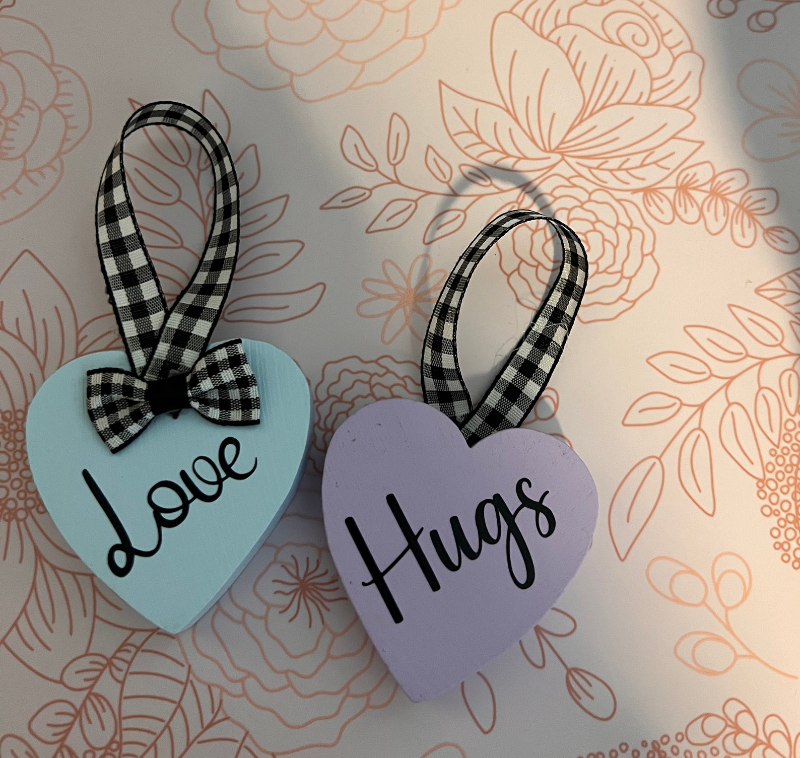 Chunky Wooden Hearts/ Conversation Hearts/valentine's Hearts - Etsy