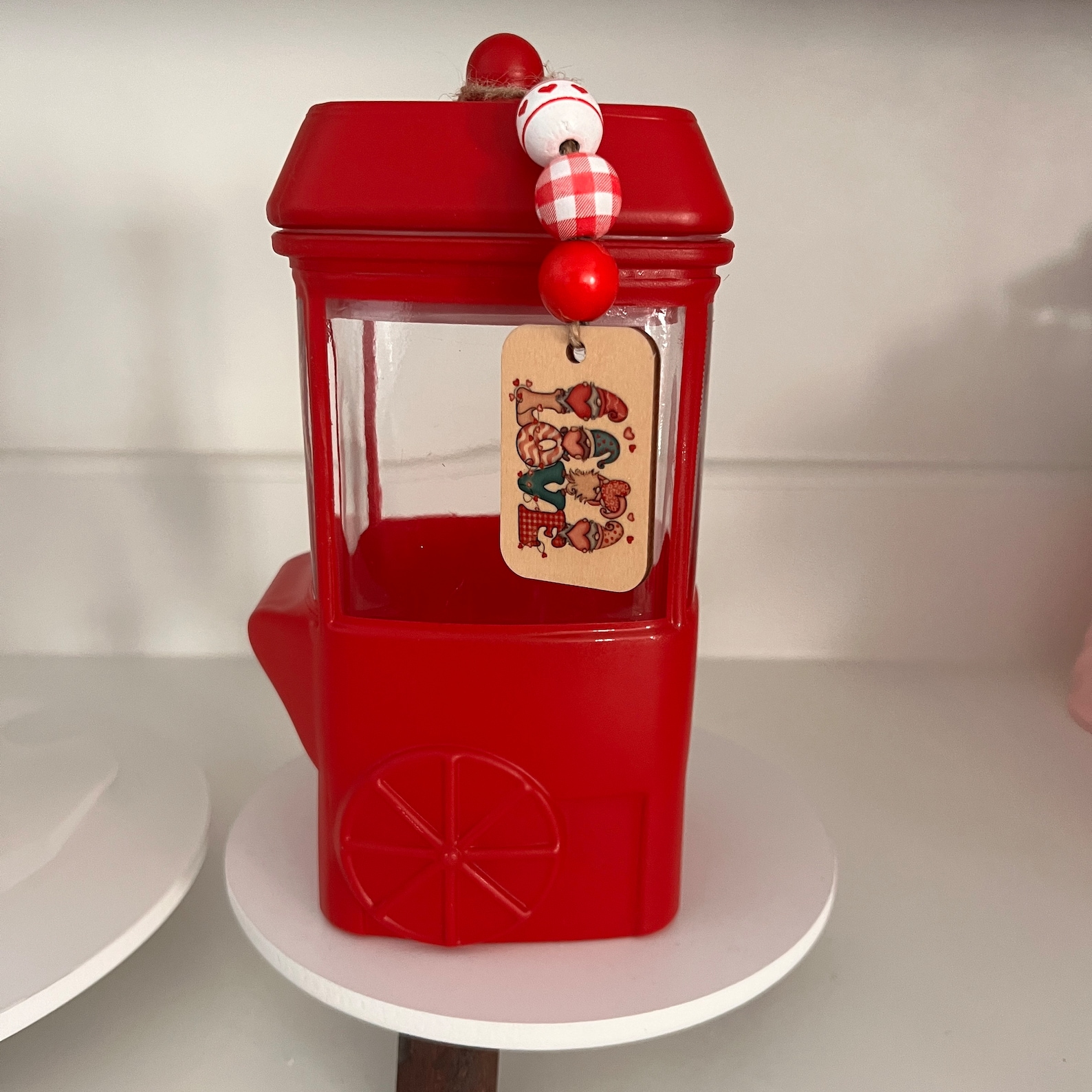 Glass Popcorn Cart Canister/container - Etsy