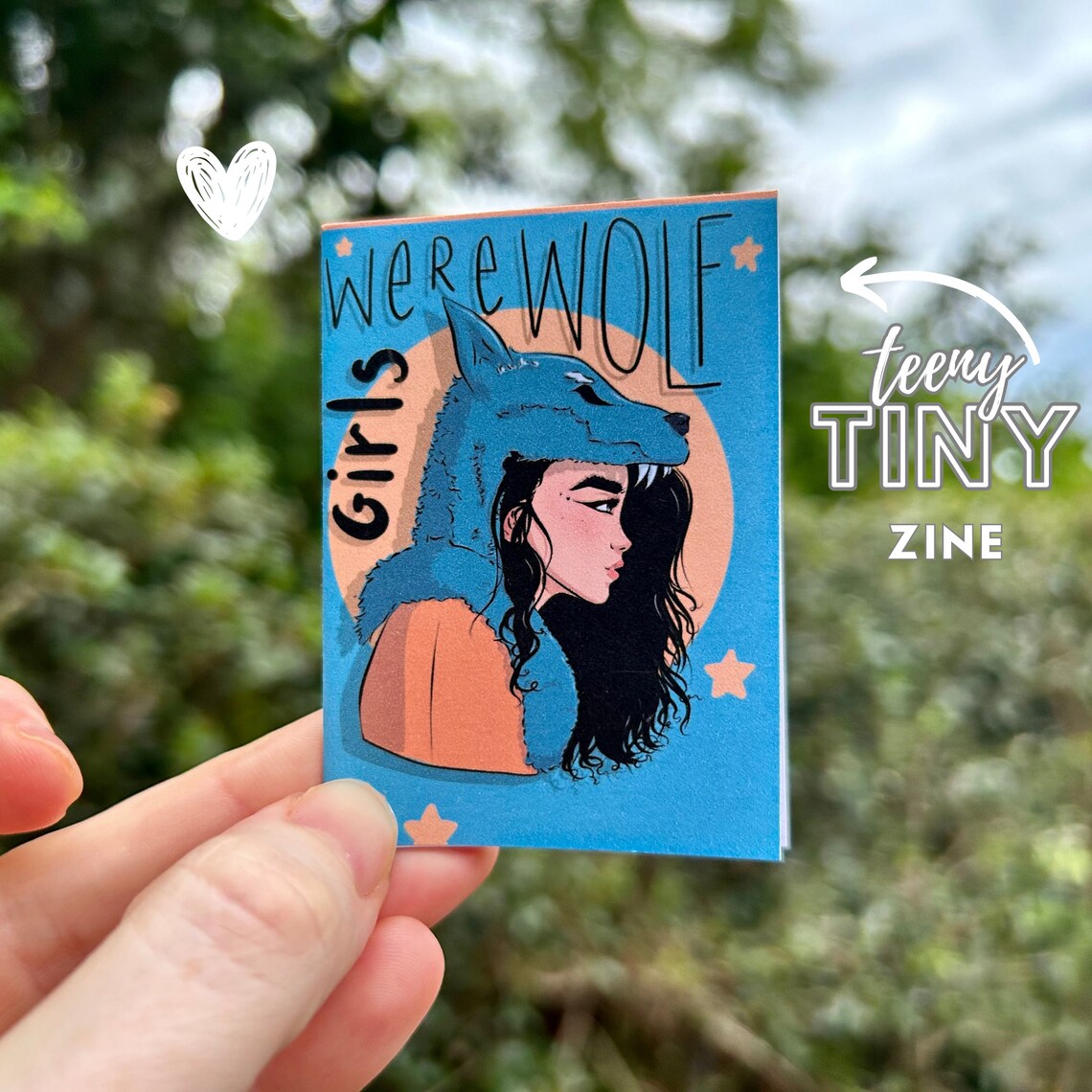 Zine and Sticker Bundle for Fantasy and Werewolf and Fanfic Readers - Etsy