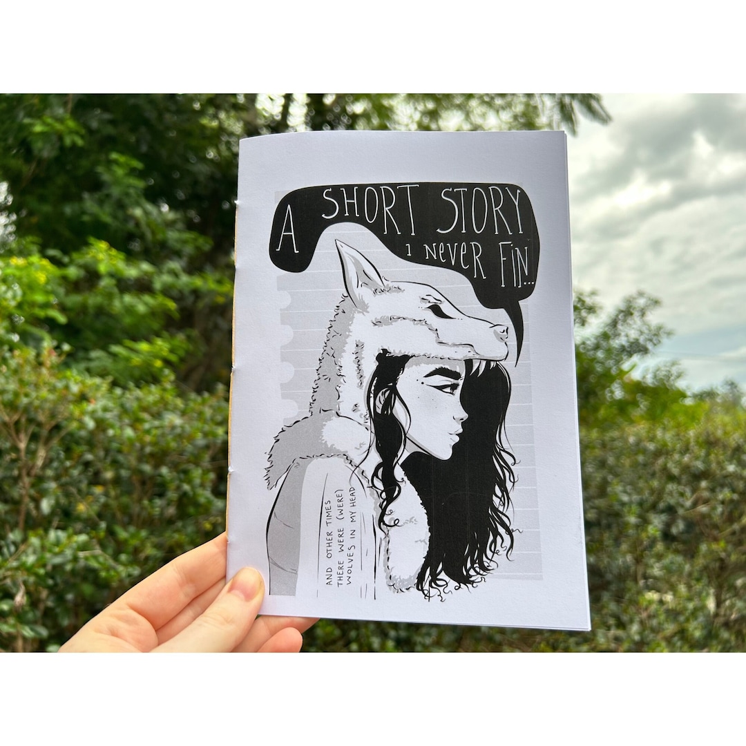 Fantasy Short Story Zine | Werewolf Chapbook | Handstitched Zine - Etsy