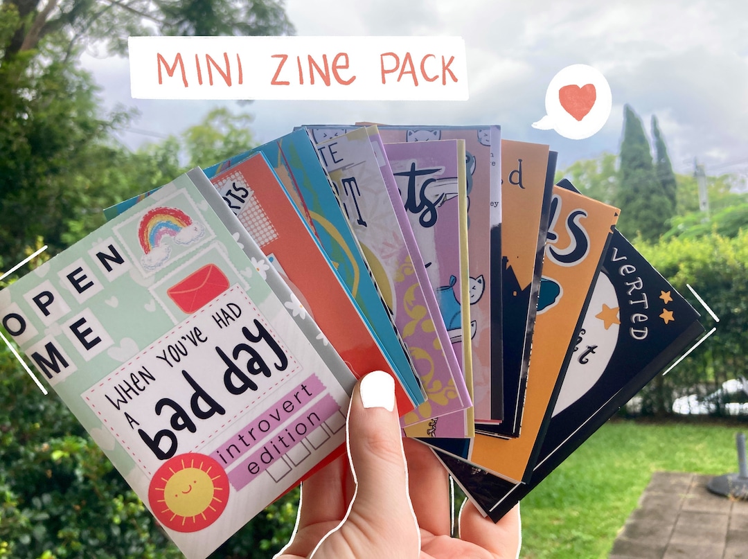 Mini Zine Bundle | 9 Pack of Mini Zines | Art Zines - Etsy
