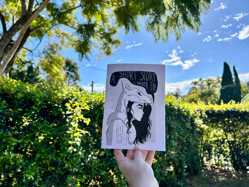 Zine and Sticker Bundle for Fantasy and Werewolf and Fanfic Readers - Etsy