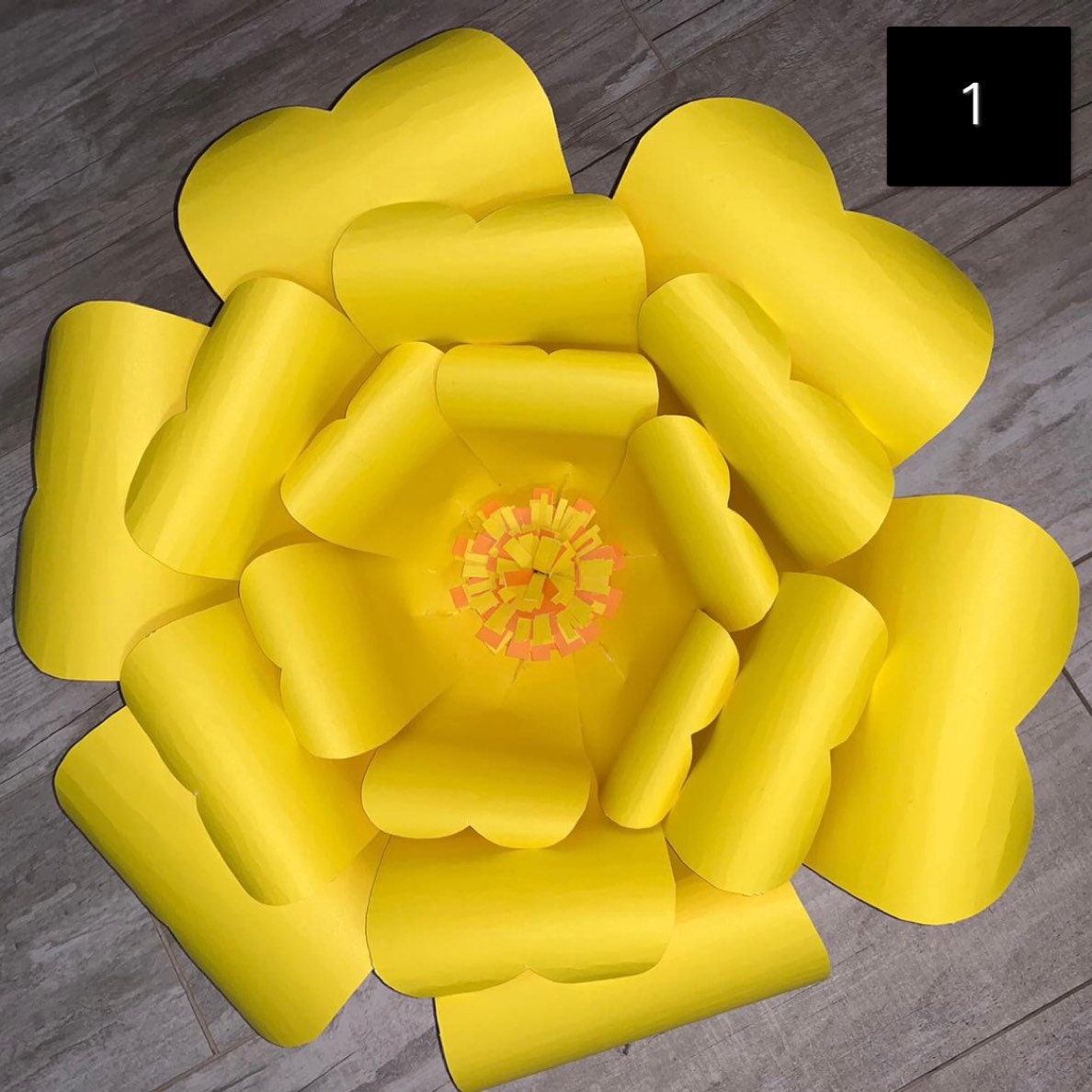 Giant Paper Flower Large Paper Flower Big Paper flower Built | Etsy