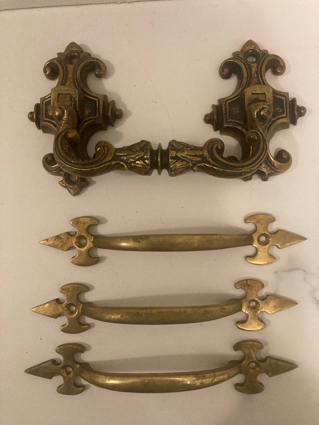 Brass Drawer Handles - Etsy