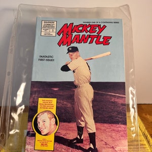1991 Mickey Mantel Comic Book - Etsy