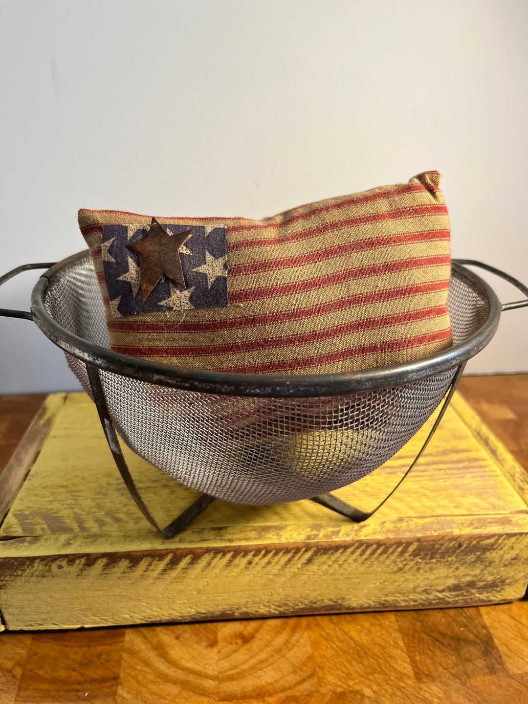 Vintage Two Handled Strainer - Etsy