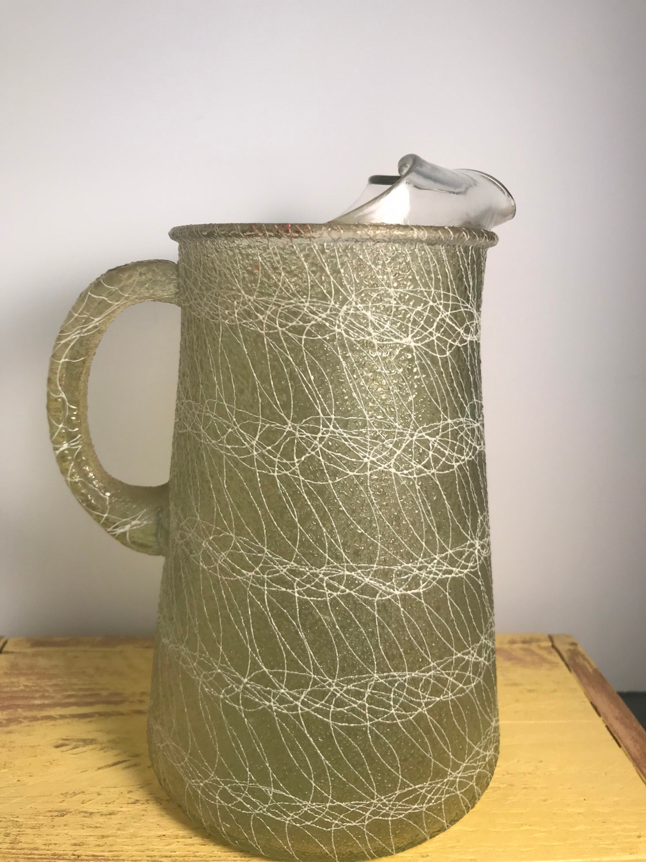 Vintage Spaghetti String Pitcher - Etsy