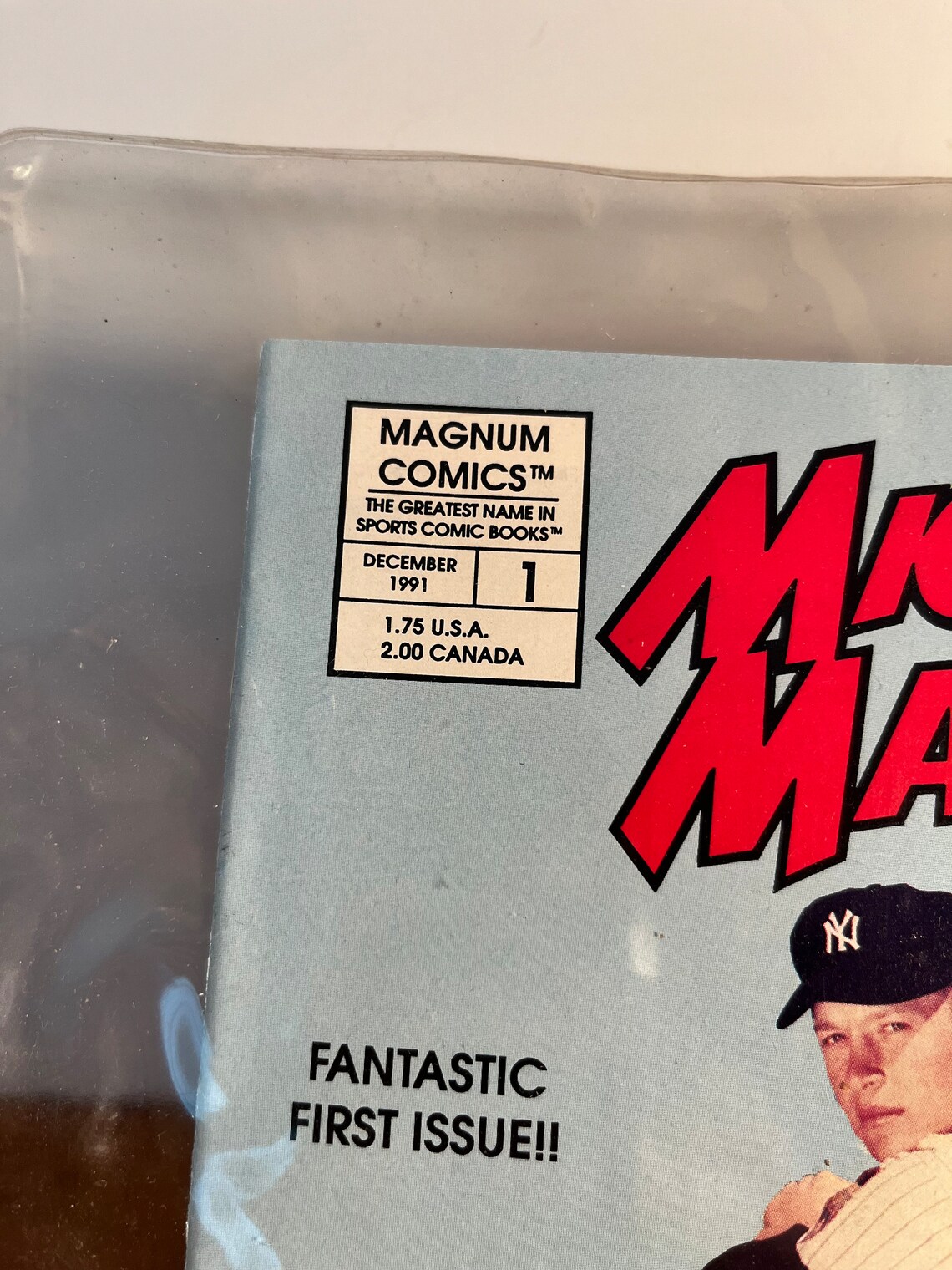 1991 Mickey Mantel Comic Book - Etsy