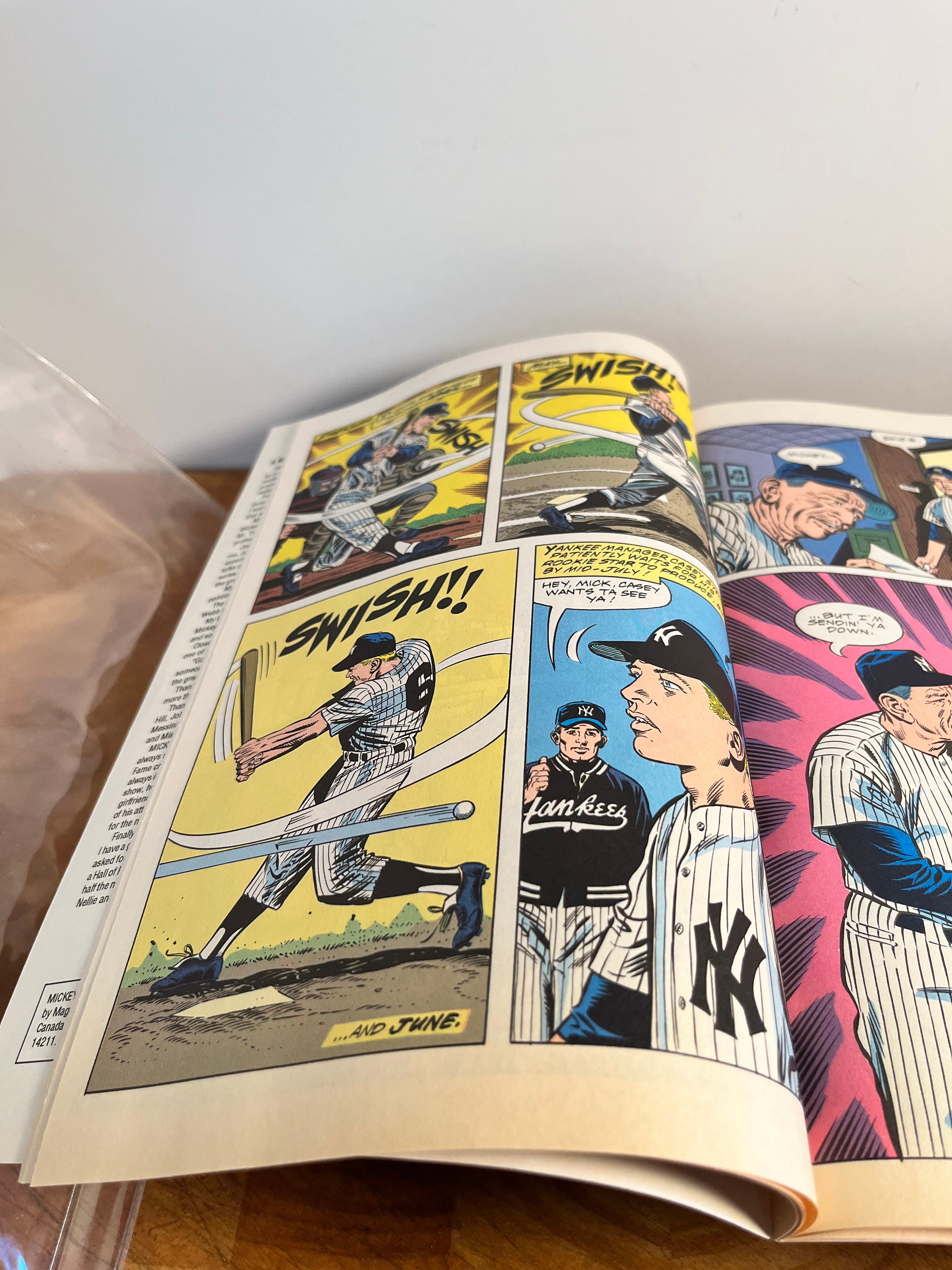 1991 Mickey Mantel Comic Book - Etsy