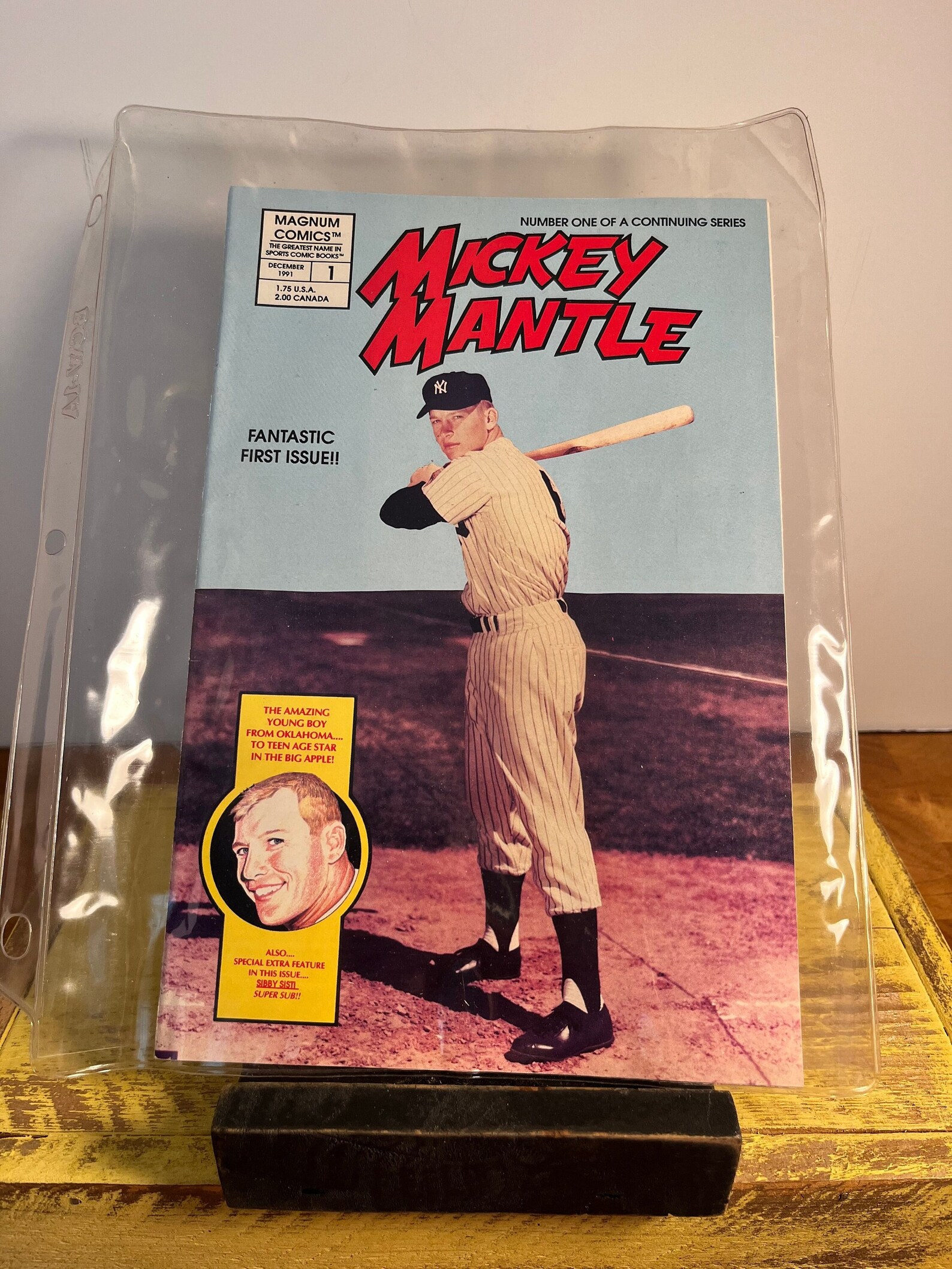 1991 Mickey Mantel Comic Book - Etsy