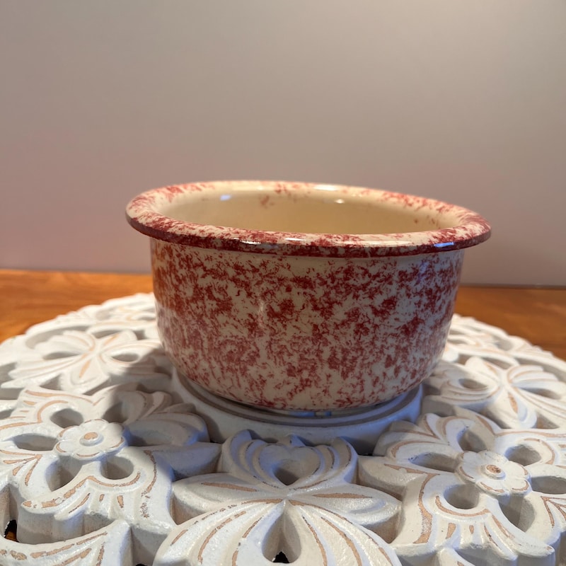 Vintage Sponge Ware Bowl - Etsy