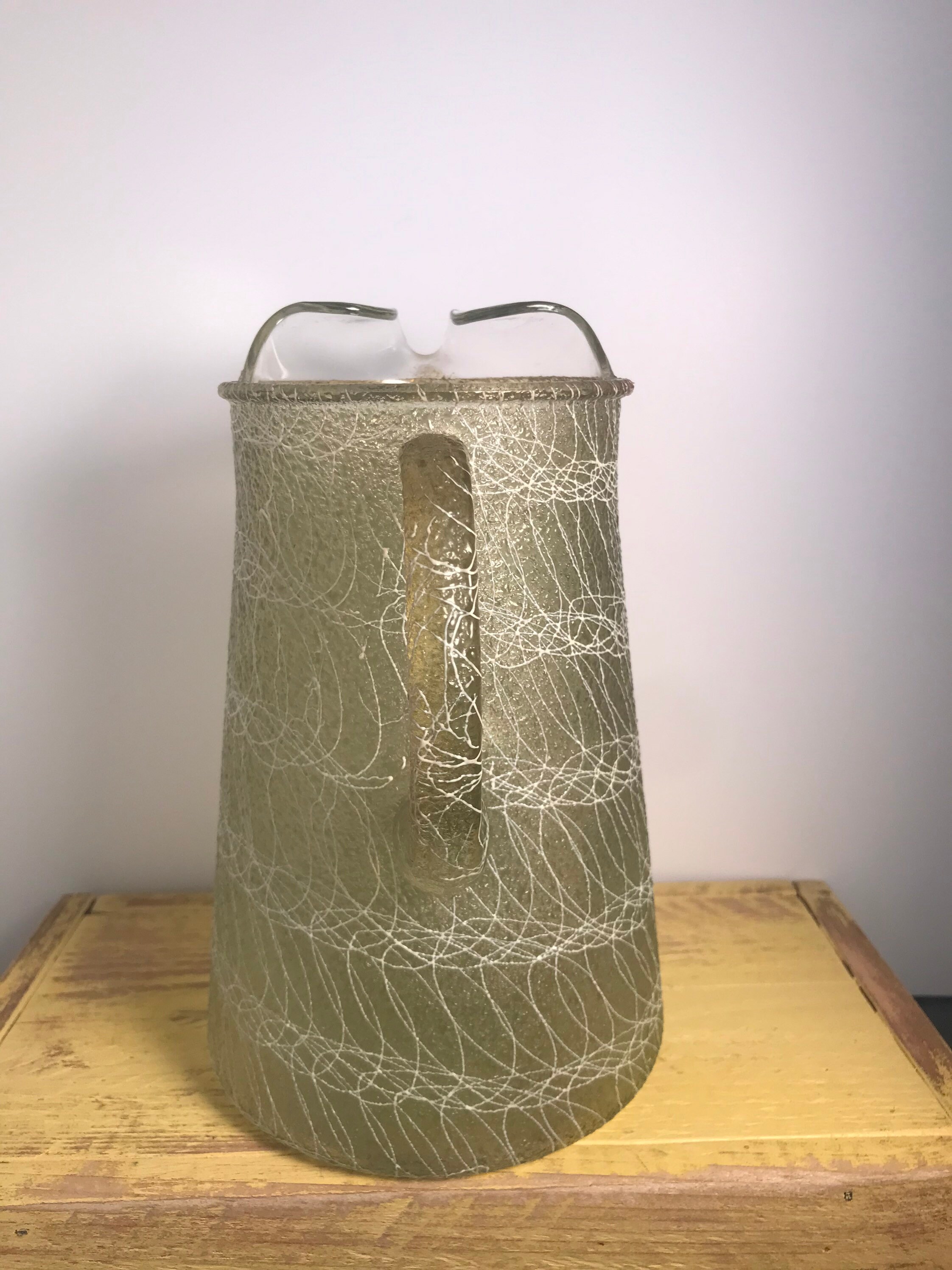Vintage Spaghetti String Pitcher - Etsy