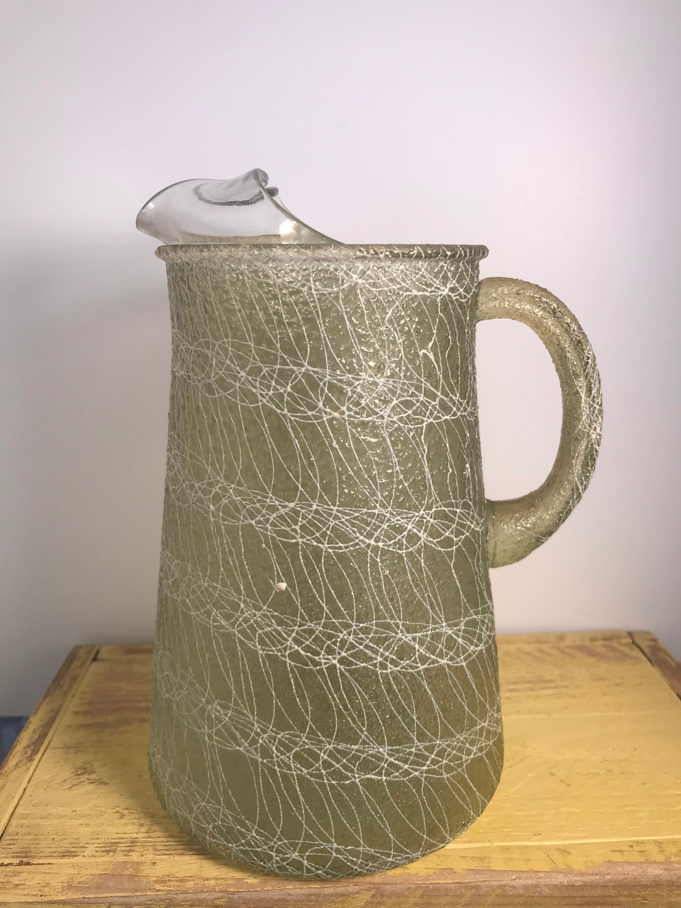 Vintage Spaghetti String Pitcher - Etsy
