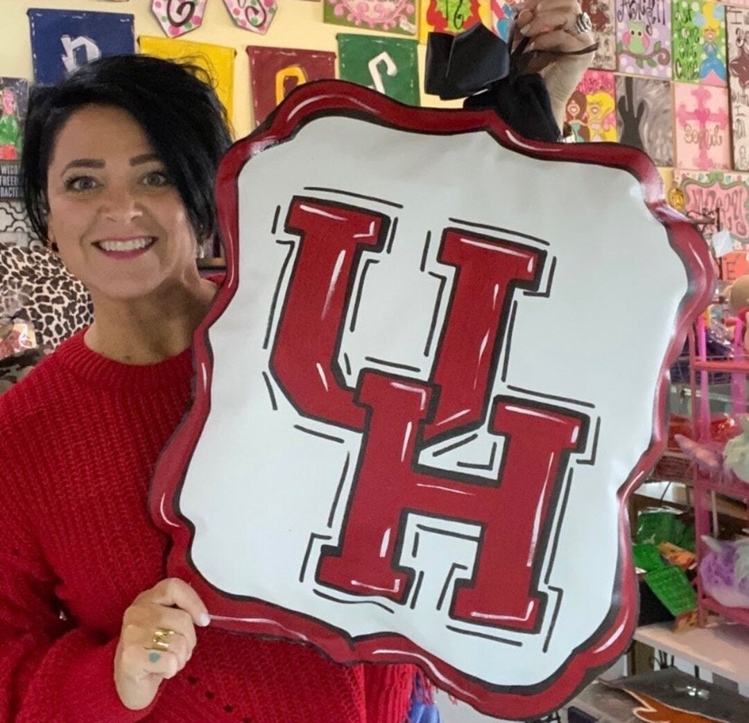 University of Houston Door Hanger/go Coogs/u of H Door Hanger/college ...