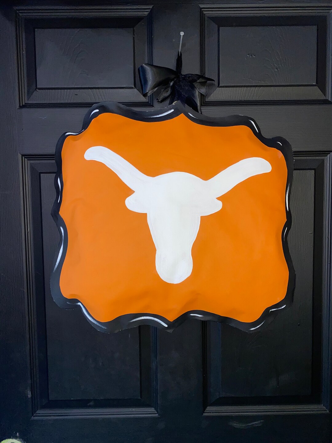 University of Texas/ut/ Door Hanger/hook’em Horns/ Bevo/housewarming ...