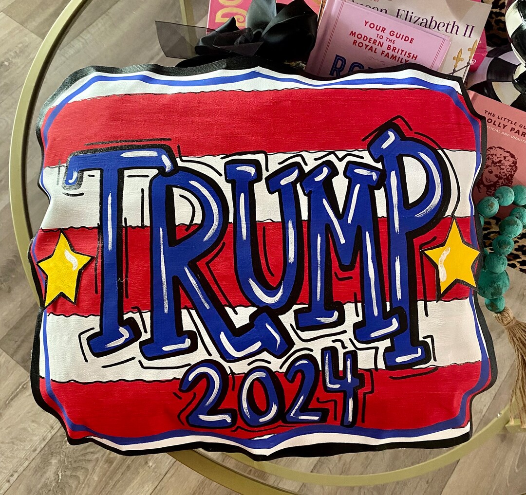 Trumpfront Door Decor/trump/biden/welcome /election/usa/america Door ...