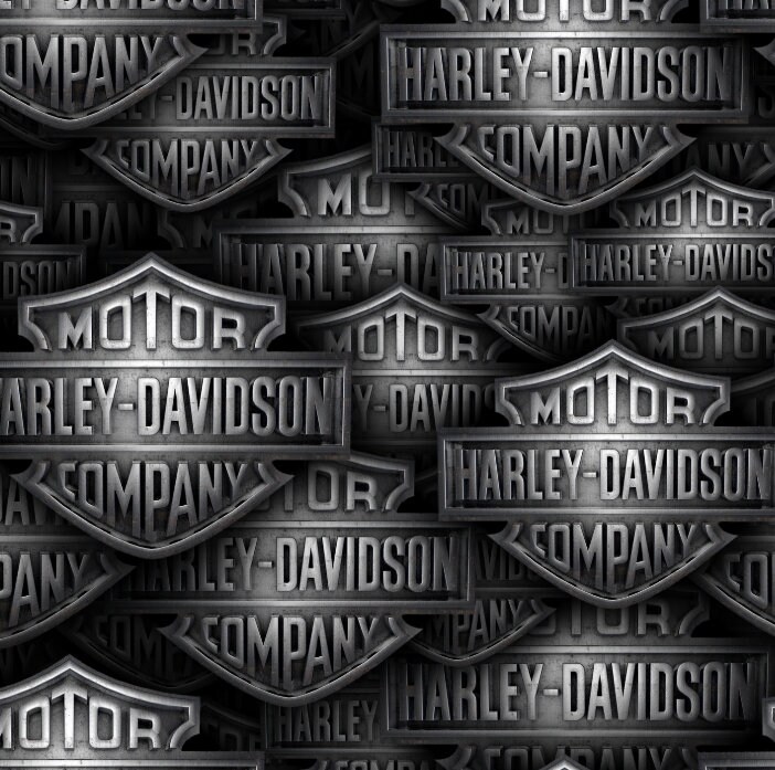 Harley Davidson Cast Iron image 100% seamless file/design | Etsy
