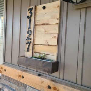 Custom Made Address / Planter Box. - Etsy