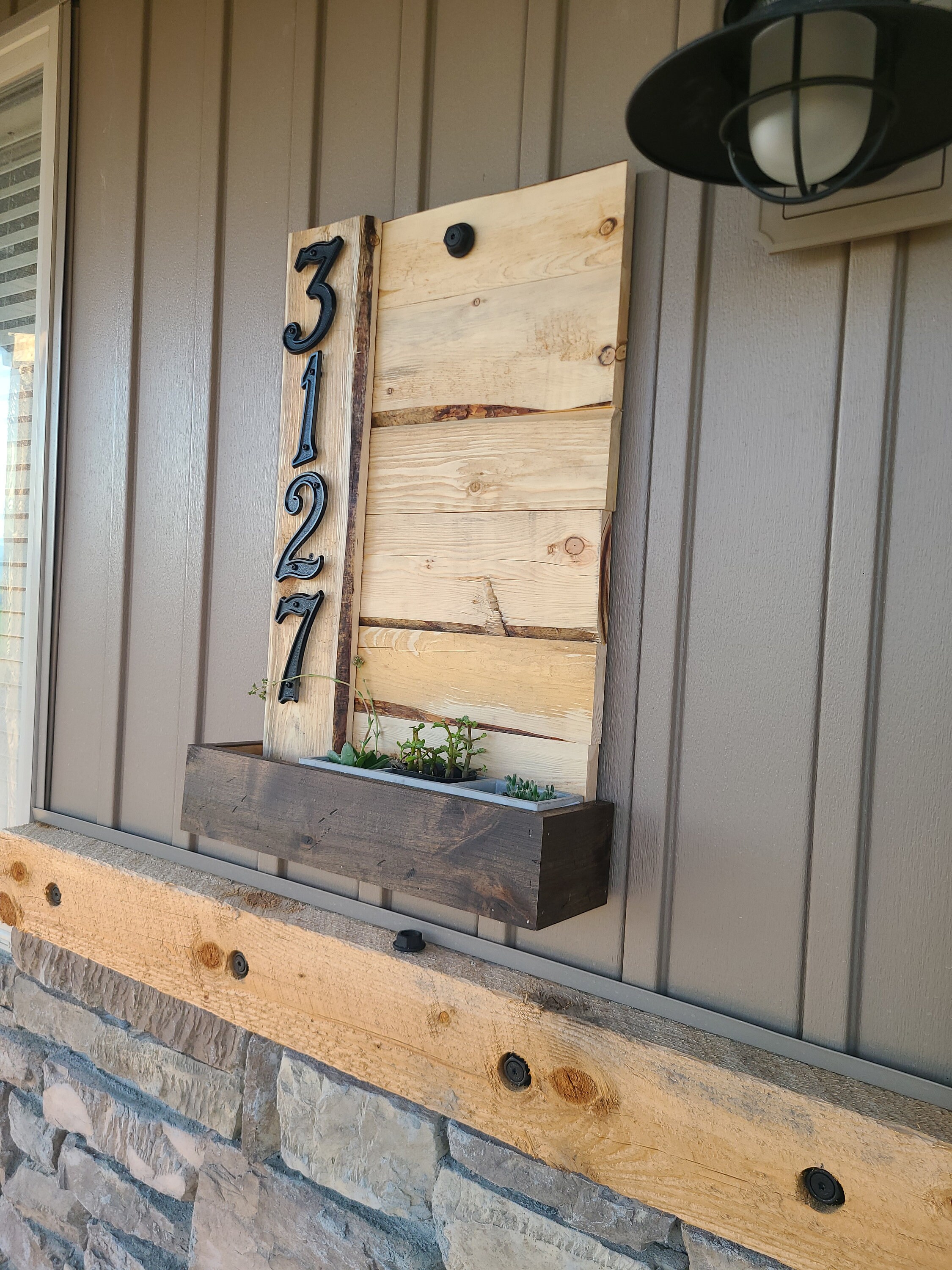 Custom Made Address / Planter Box. - Etsy