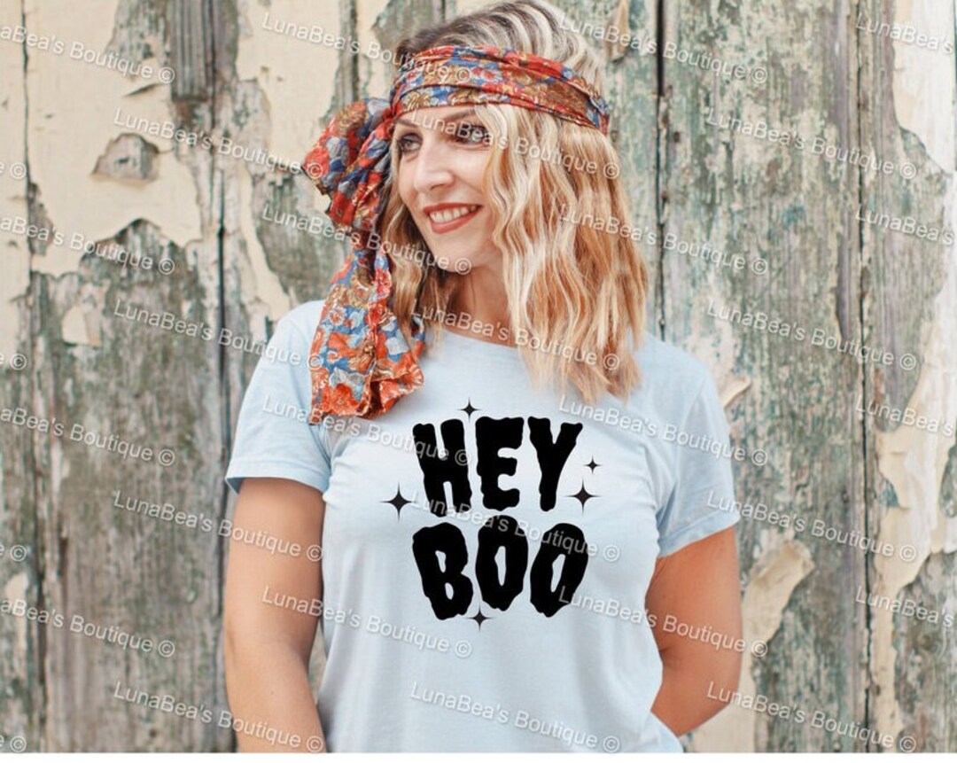 Hey Boo Fall PNG, Instant Download, Halloween Sublimation Graphics ...