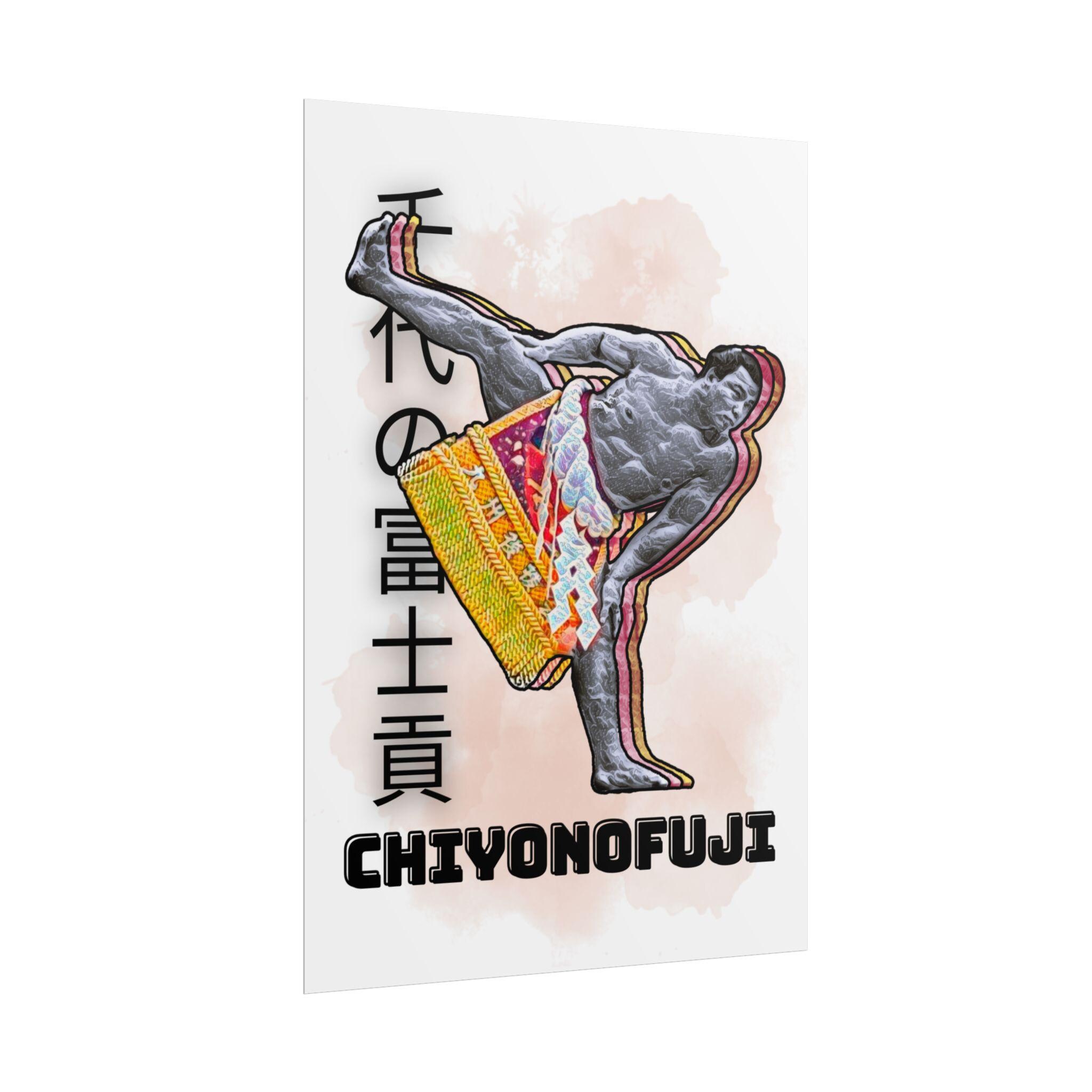 Chiyonofuji Mitsugu: Sumo Legend Matte Poster - Etsy
