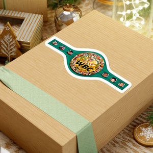 WBC Boxing Champion Belt Sticker - Transparent or White Vinyl - Etsy