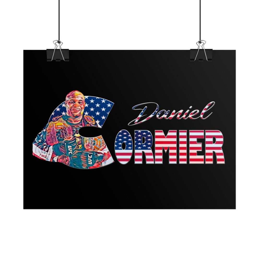 Daniel Cormier Double Champ Poster | UFC Champion Wall Art | UFC ...