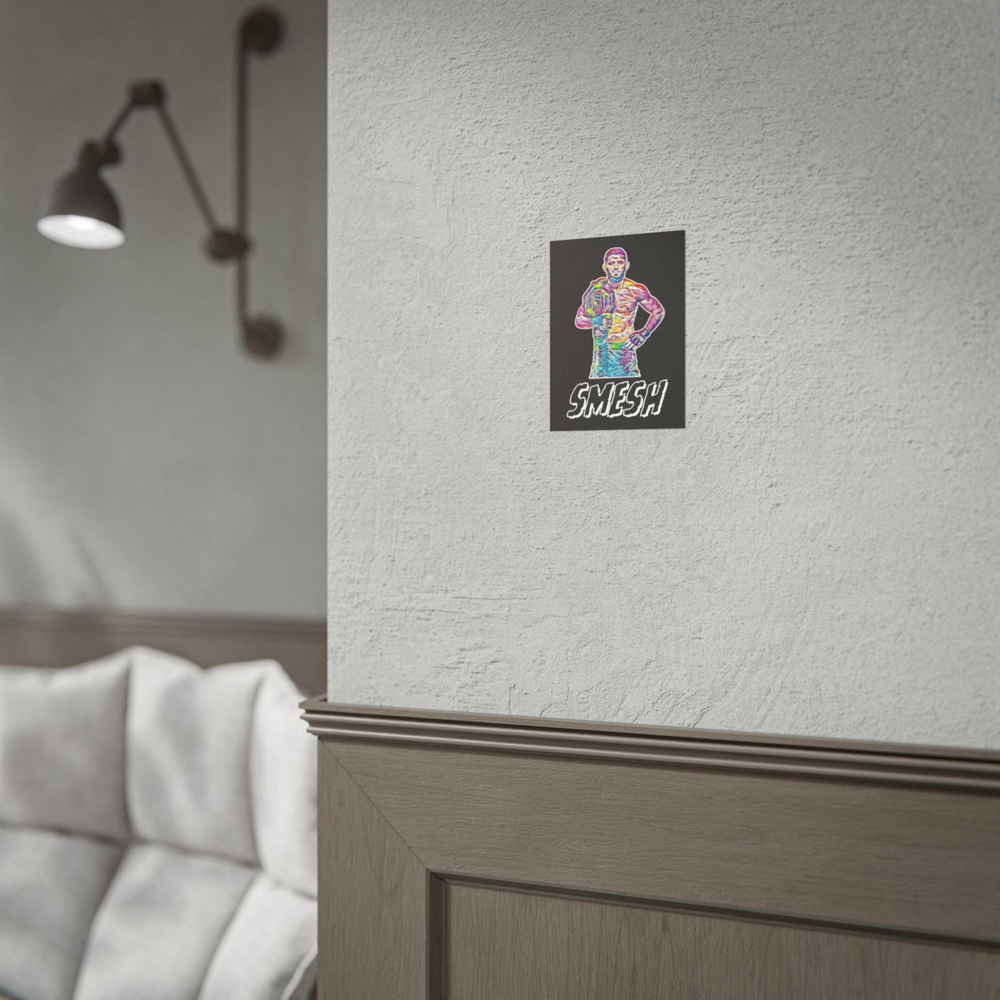 Smesh Islam Makhachev Poster | Islam Makhachev Wall Art | Islam ...