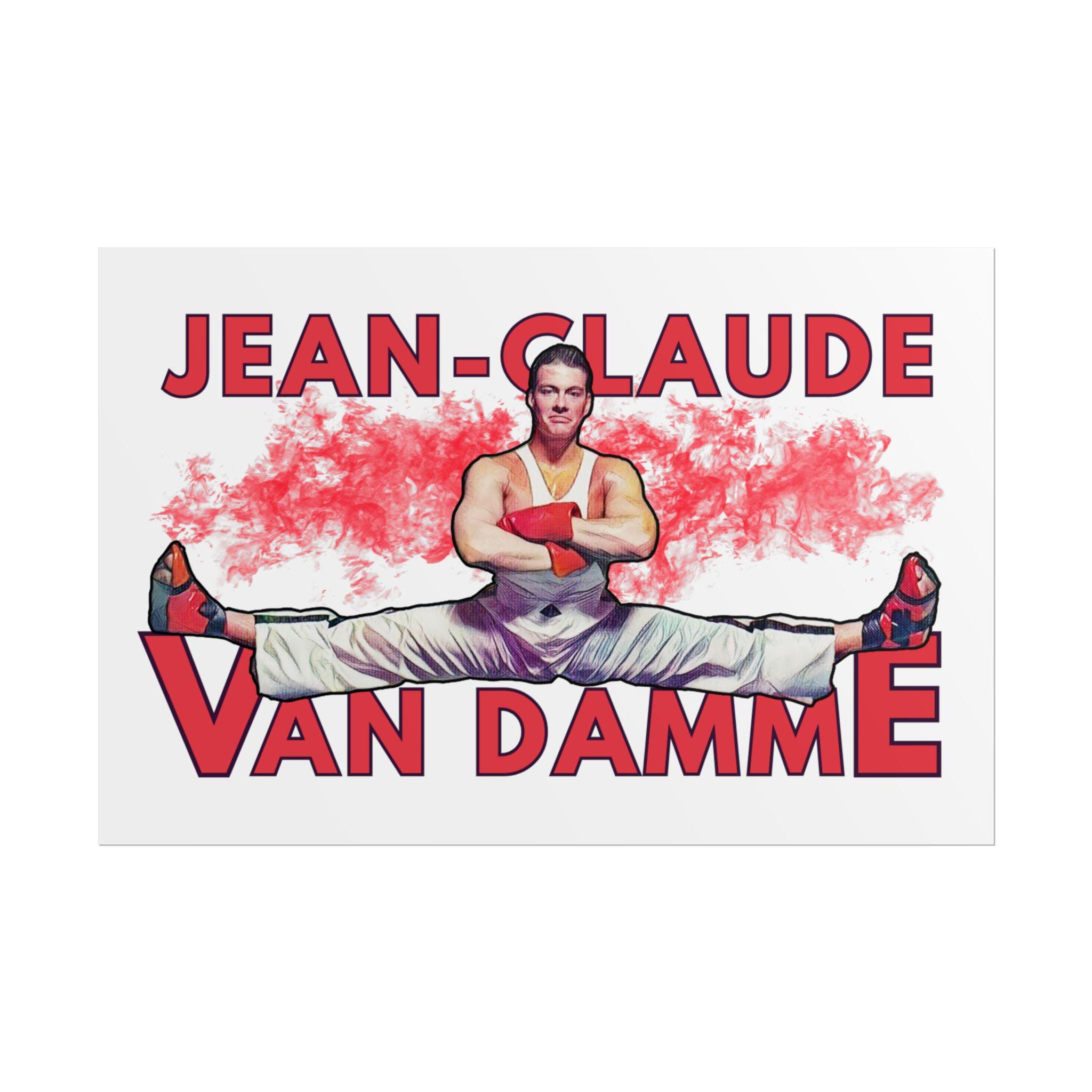 Jean-claude Van Damme Split Poster: Iconic Movie Wall Art - Etsy