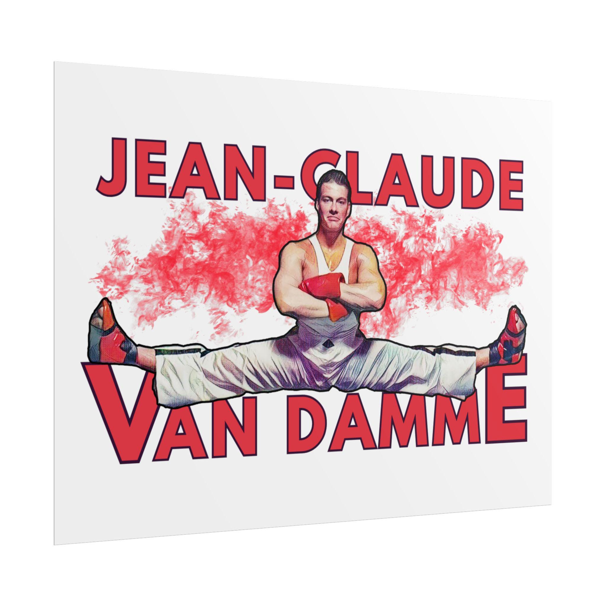 Jean-claude Van Damme Split Poster: Iconic Movie Wall Art - Etsy