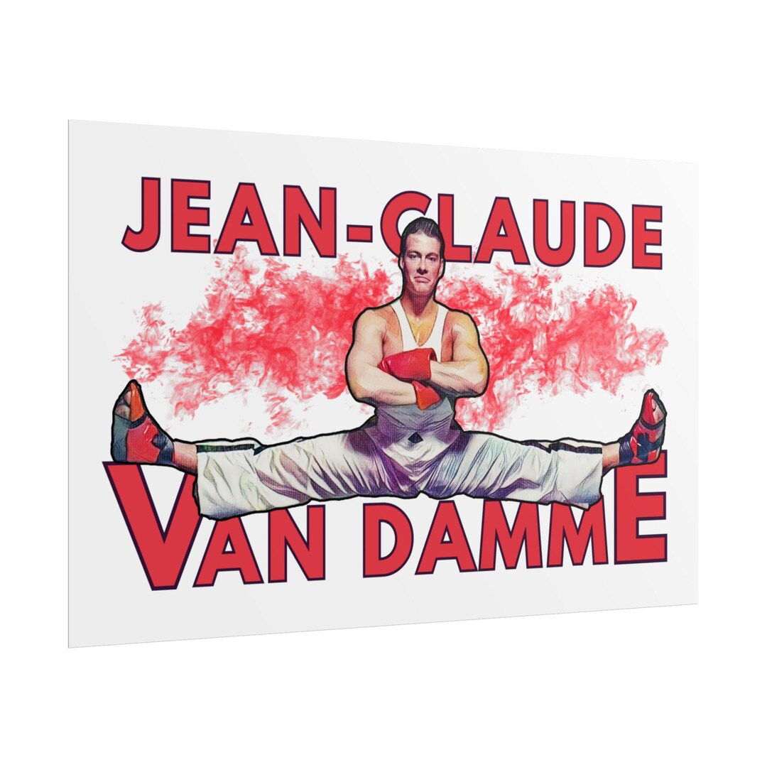 Jean-claude Van Damme Split Poster: Iconic Movie Wall Art - Etsy